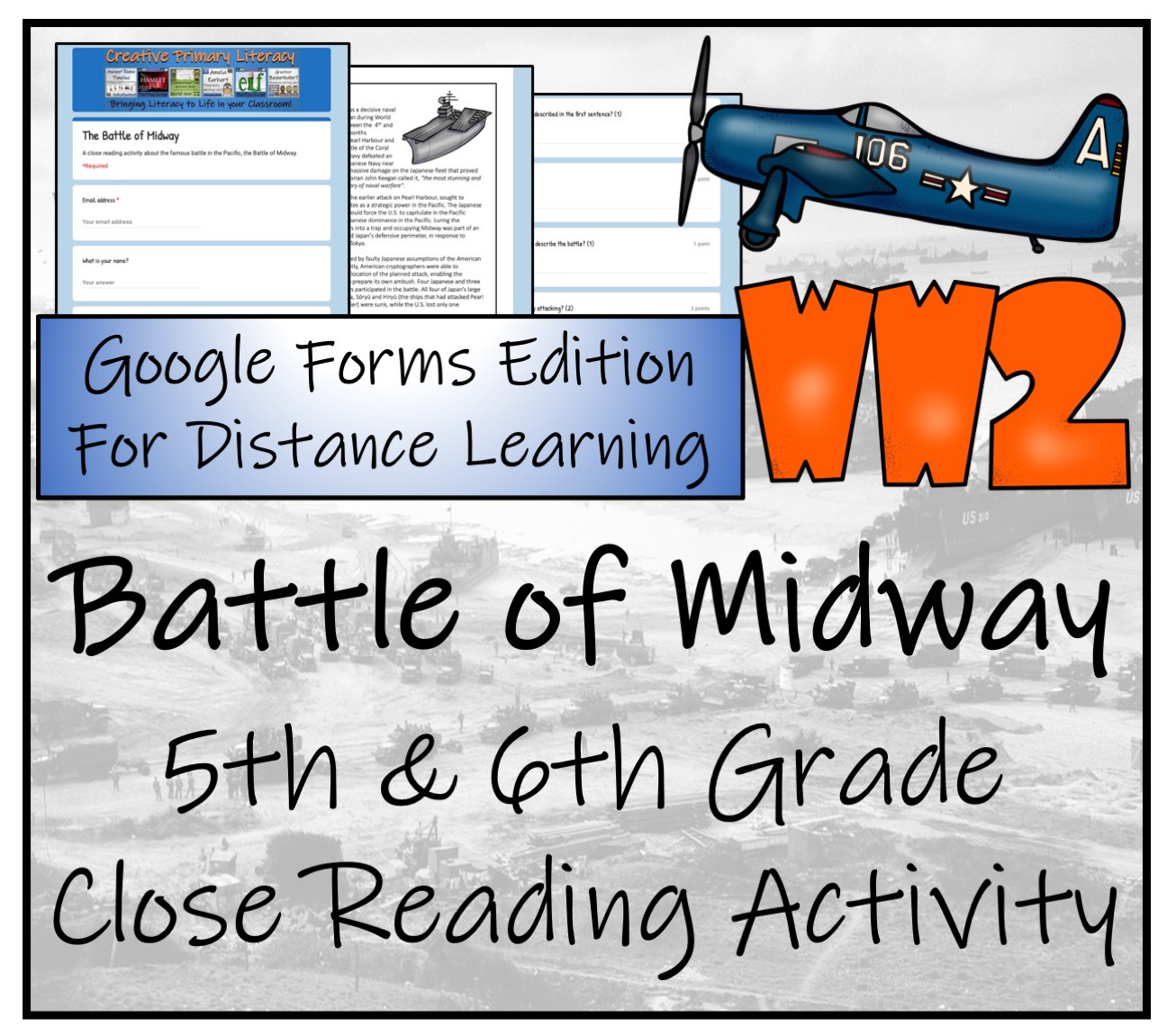 Vintage WWII Fighter Bomber - Amped Up Learning