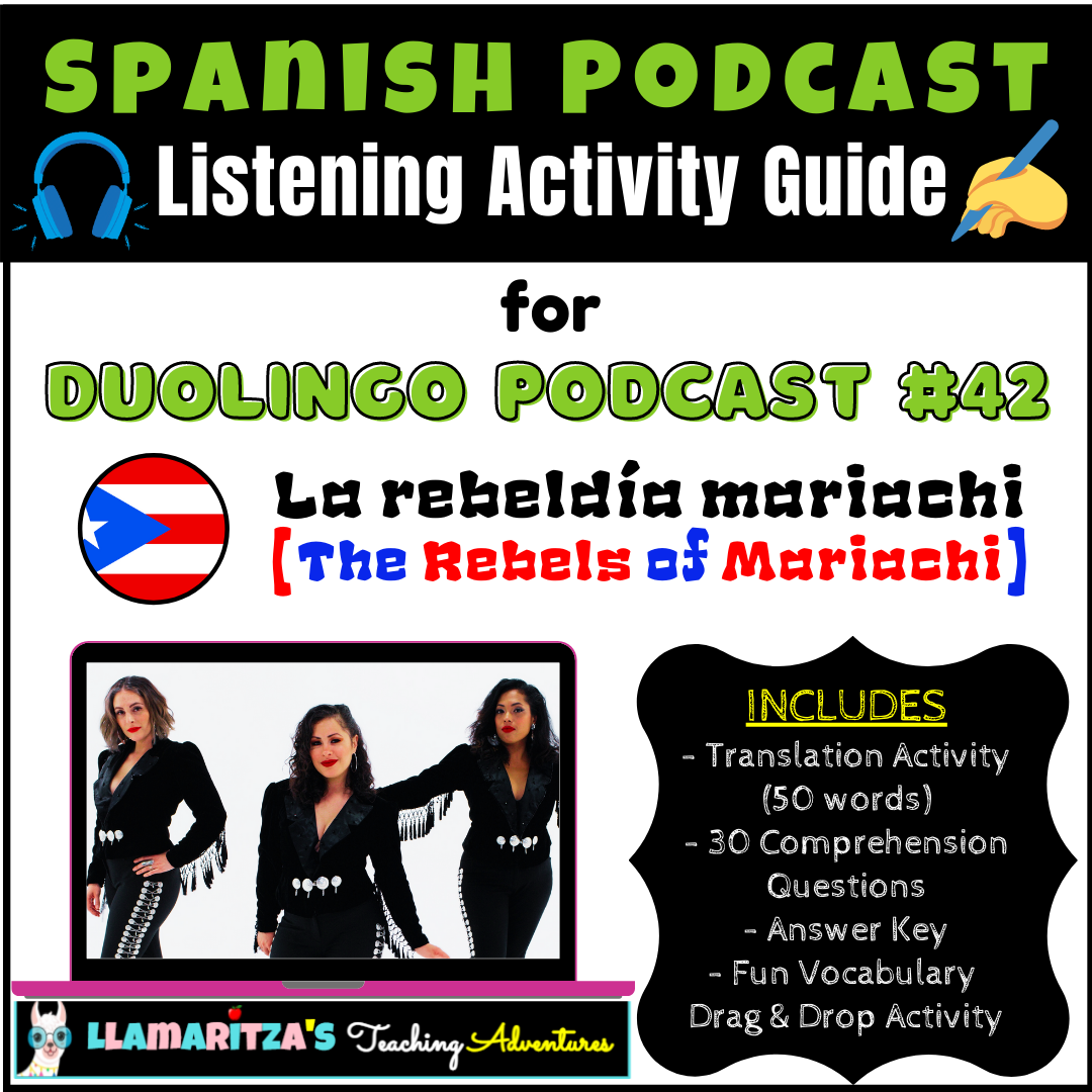 Listening Activity Guide | Duolingo Spanish Podcast #42: La rebeldía ...