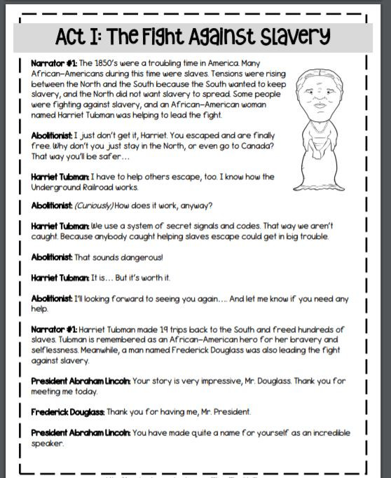 Black History Month Reader's Theater - Amped Up Learning
