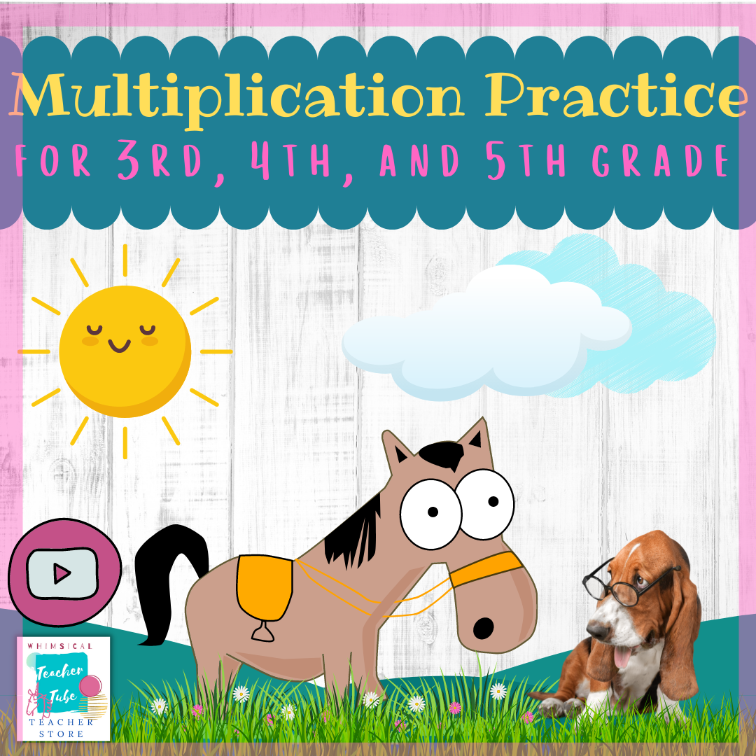 Easy Multiplication Practice for 3rd, 4th, and 5th Grade