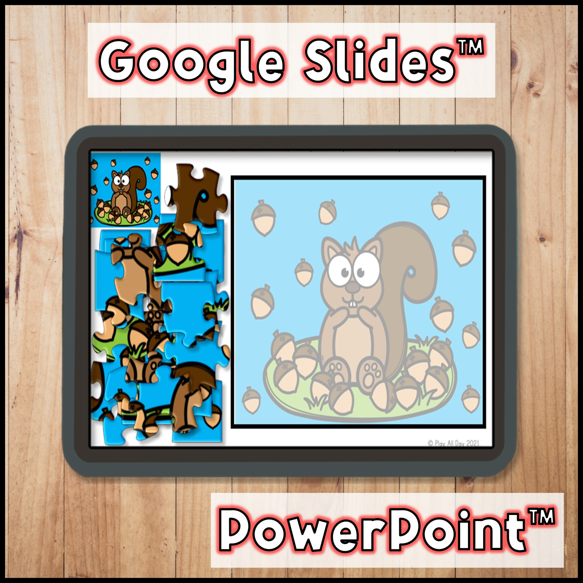 FALL Digital Puzzles | Distance Learning Activities | Google Slides™ & PPT™