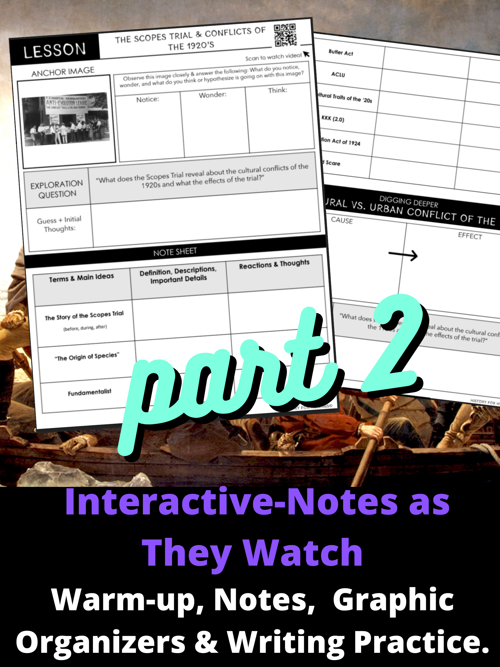 Scopes Trial & 1920s Cultural Conflicts | VIDEO & ACTIVITY