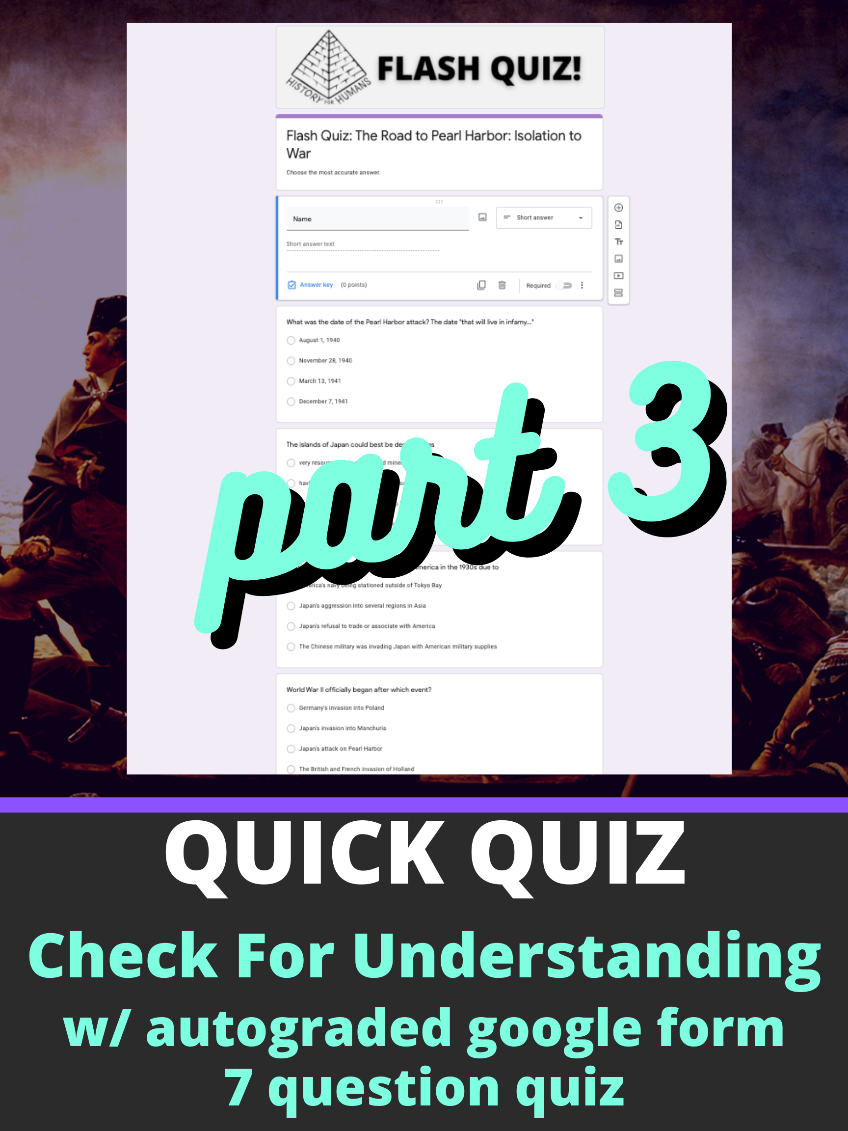 The Road to Pearl Harbor | VIDEO & Timeline Activity