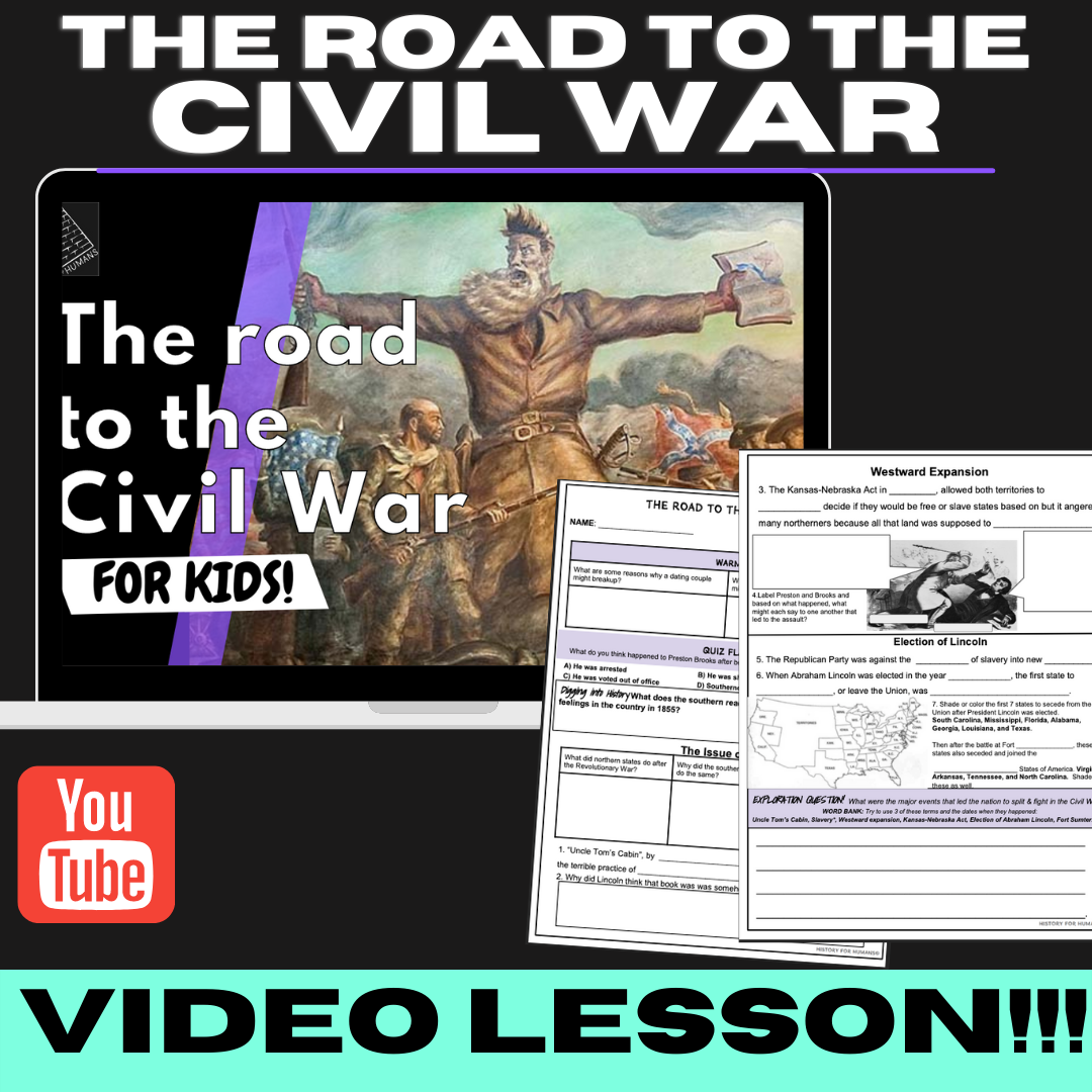 Causes of the Civil War Break In Activity - Amped Up Learning