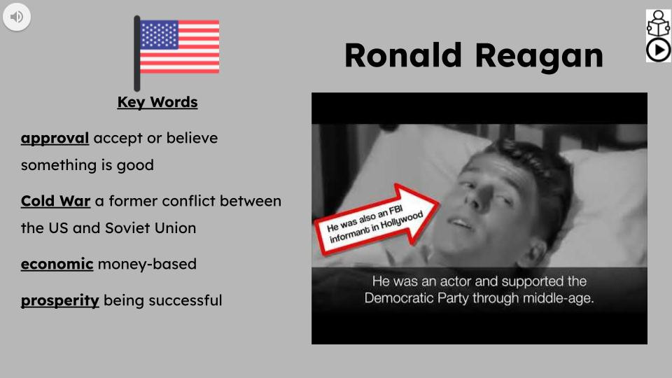"The Great Communicator" Ronald Reagan POTUS40