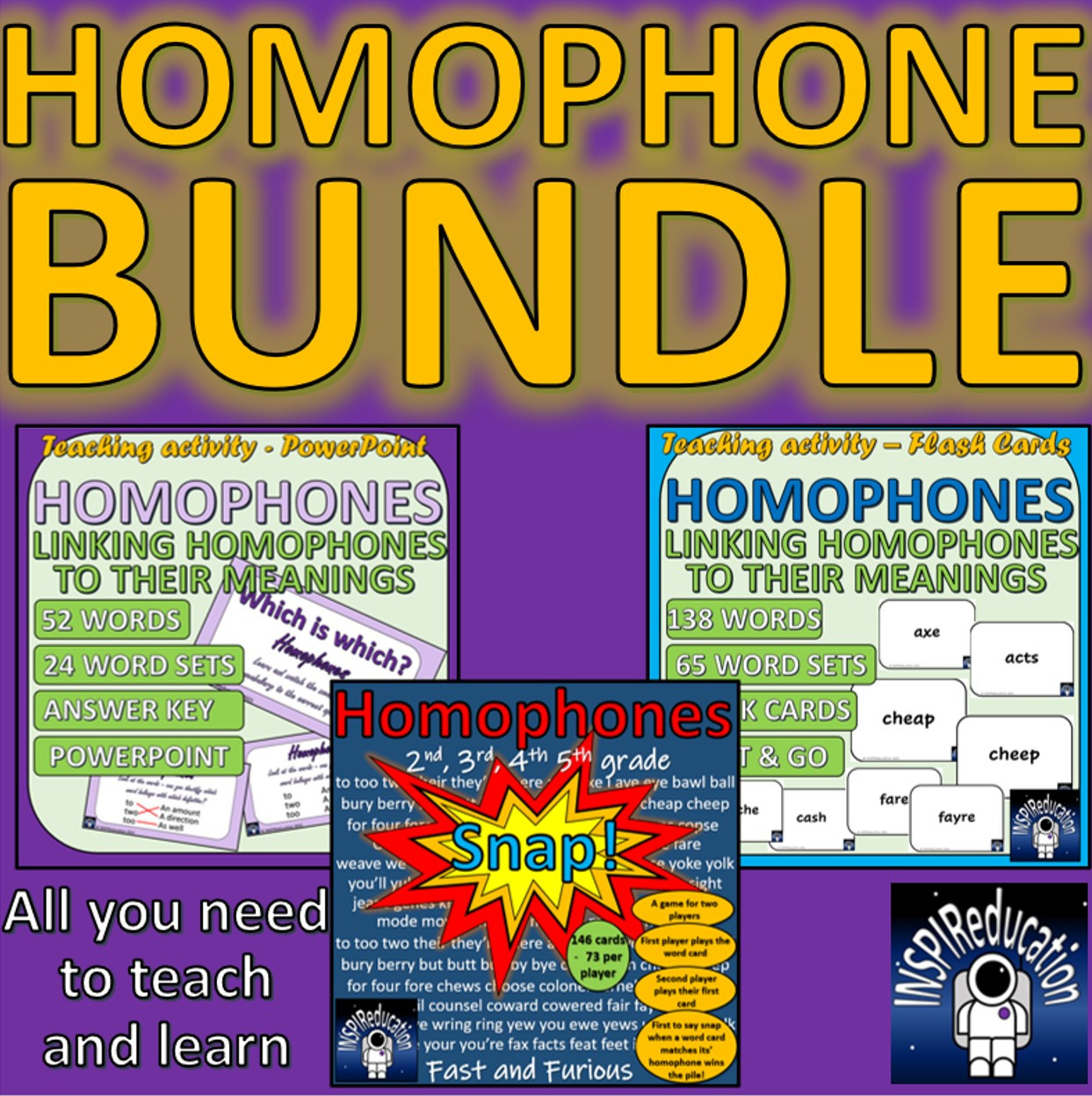 ELA CONTRACTIONS BUNDLE: 54 Posters, 54 Flashcards, Snap Game, I have ...