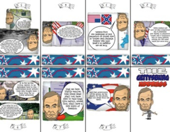 Gettysburg Address Mini Book and Template - FREE
