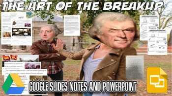 Declaration of Independence Fill in the Blank Notes & Google Slides