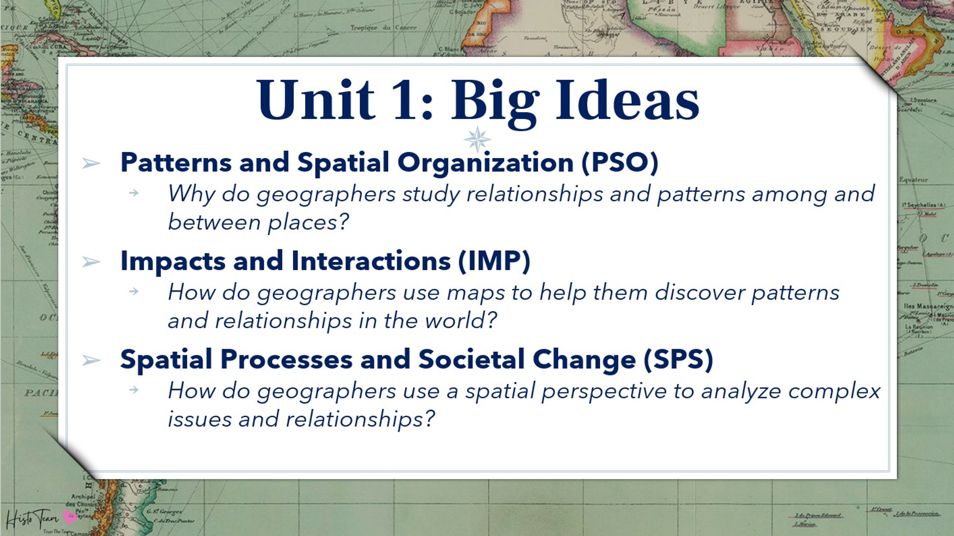 AP Human Geography PowerPoint - Unit 1: Introduction To Maps