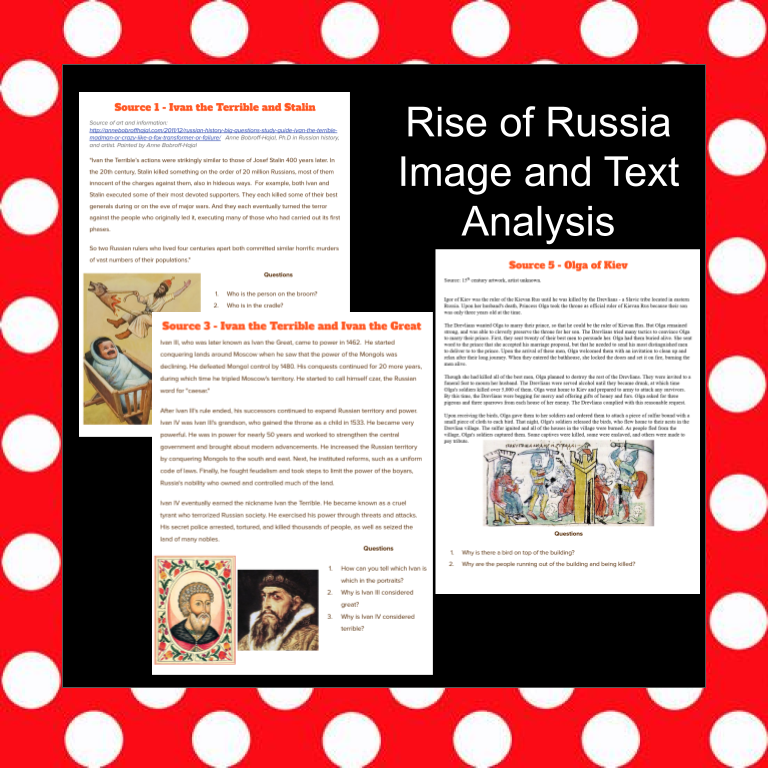 The Rise of Russia - Comparing Leaders: The Ivans, Olga, and Stalin