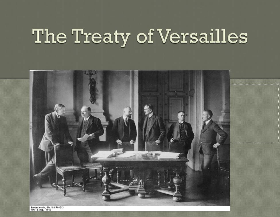 Treaty of Versailles Role Play Activity