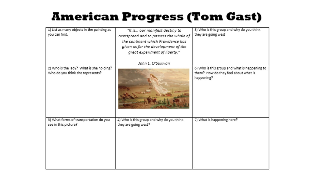 Manifest Destiny - American Progress Analysis - Amped Up Learning