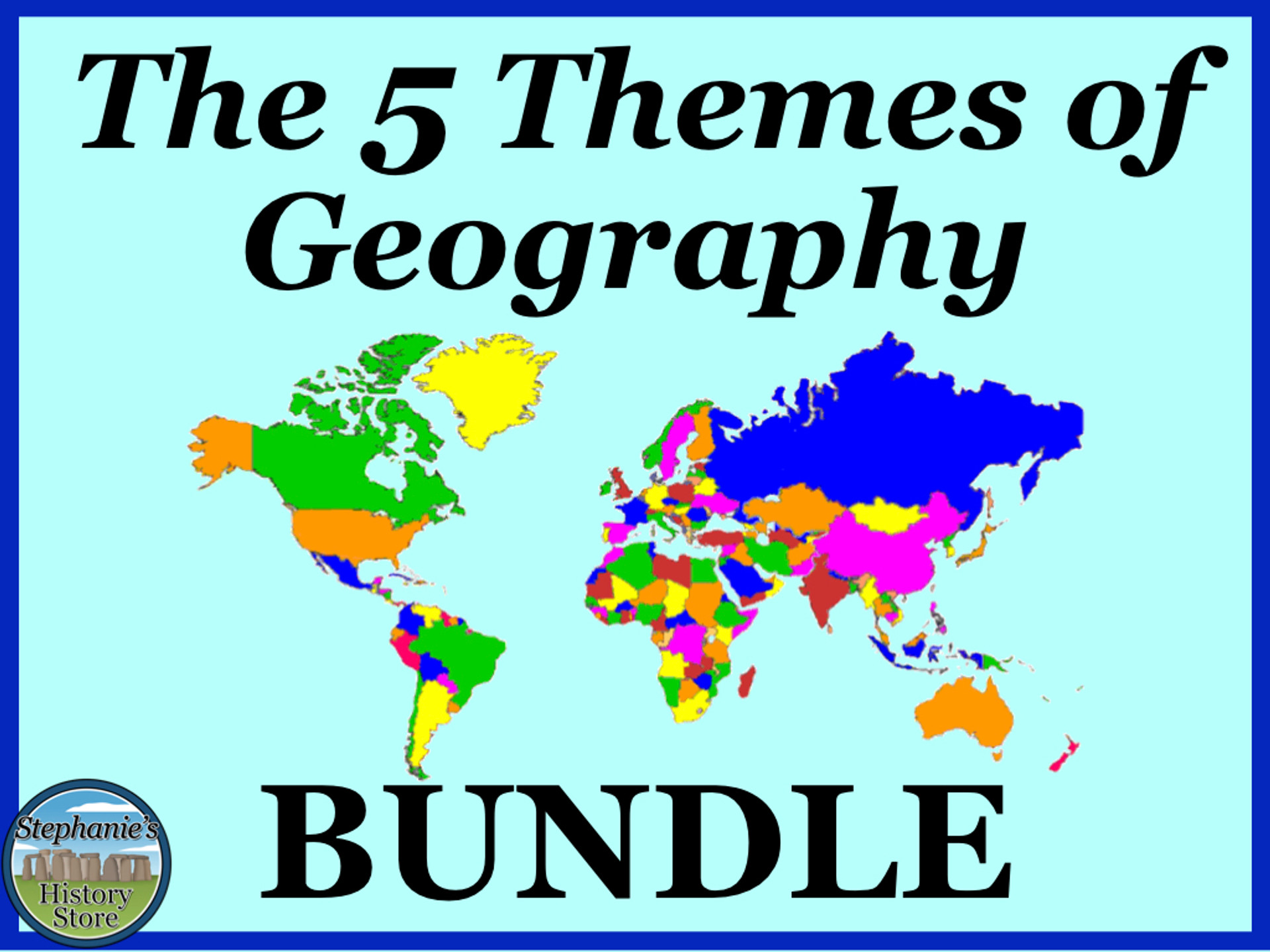 5 Themes of Geography Bundle