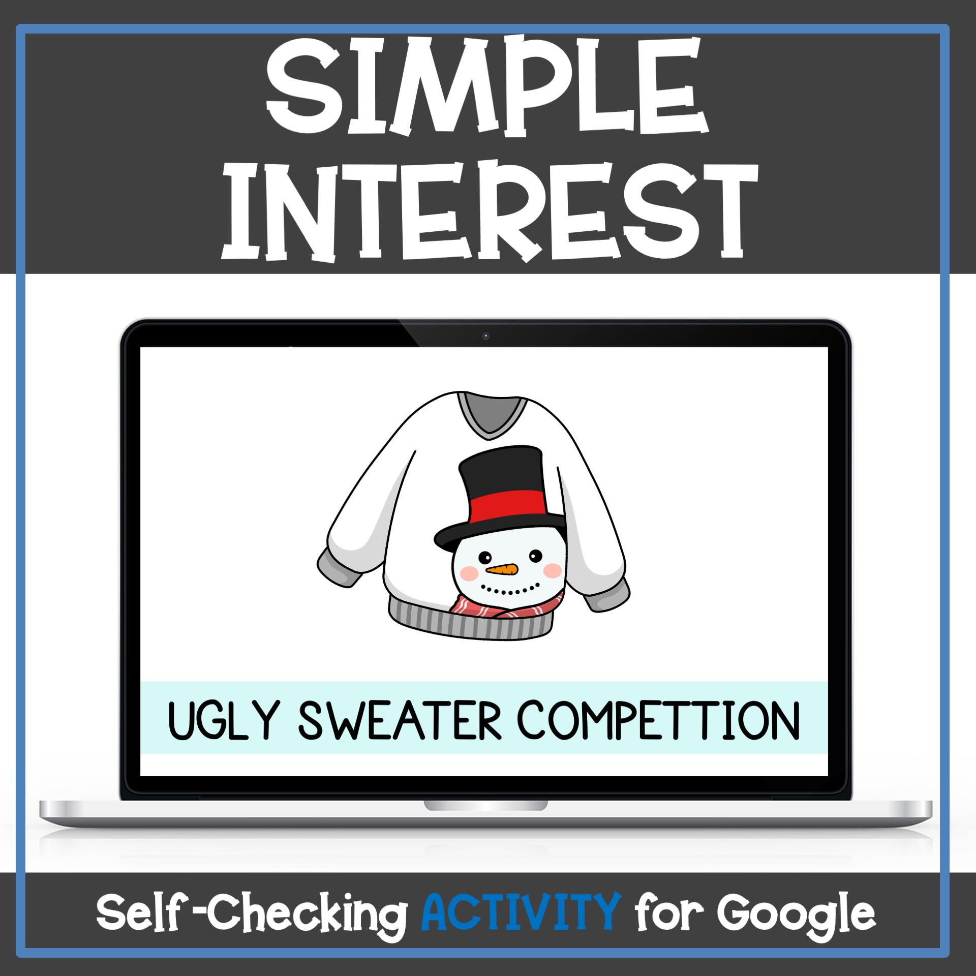 Simple Interest Holiday - Christmas - Winter Digital Activity for ...