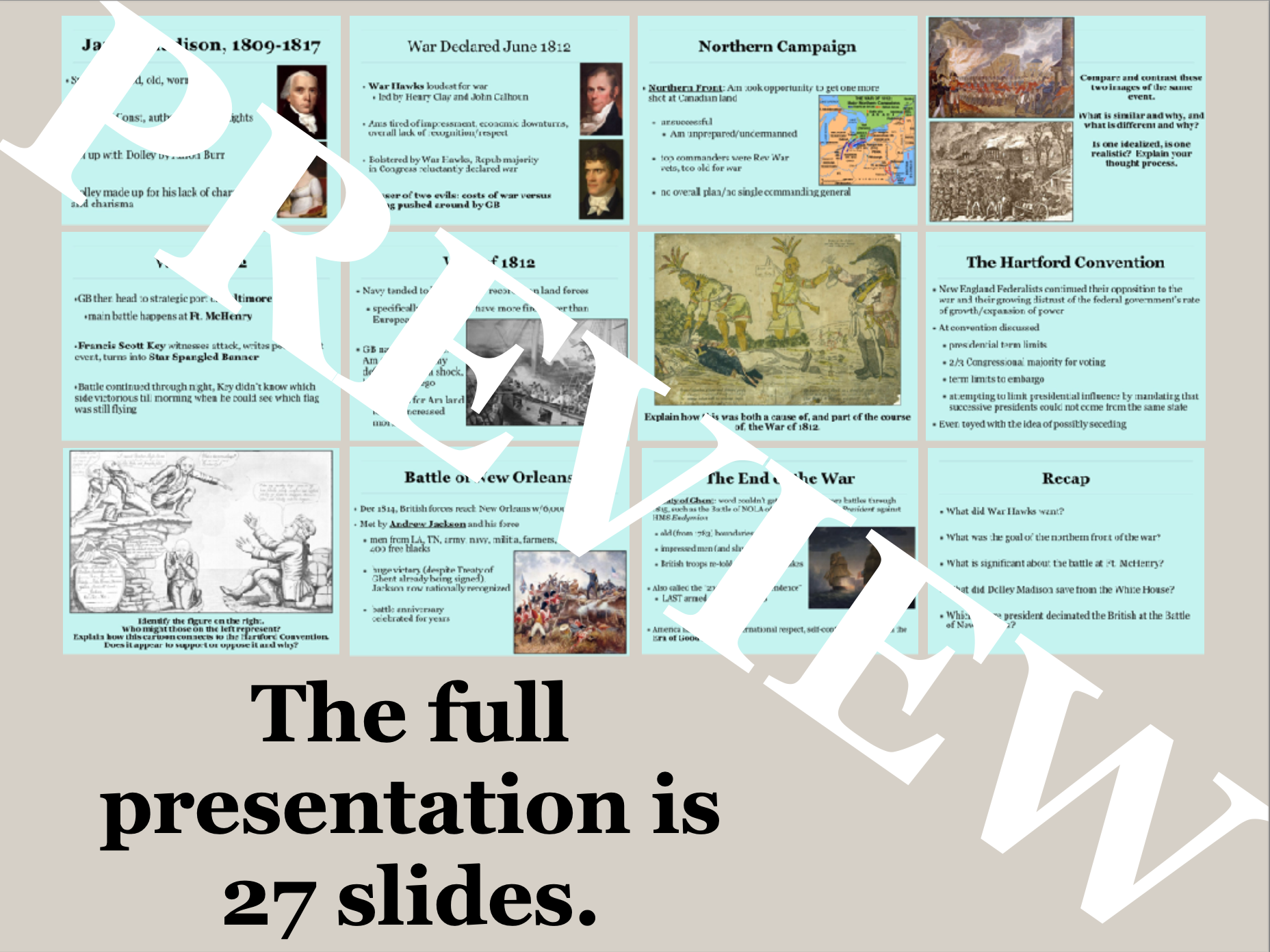 War of 1812 Bundle - Amped Up Learning