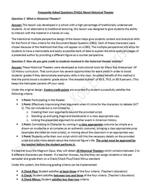 Historical Theater: Gilded Age Business - Amped Up Learning