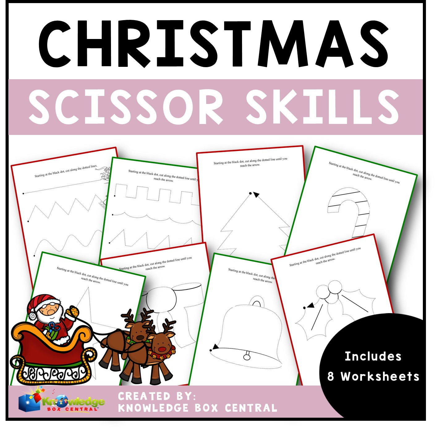 Christmas Scissor Skills