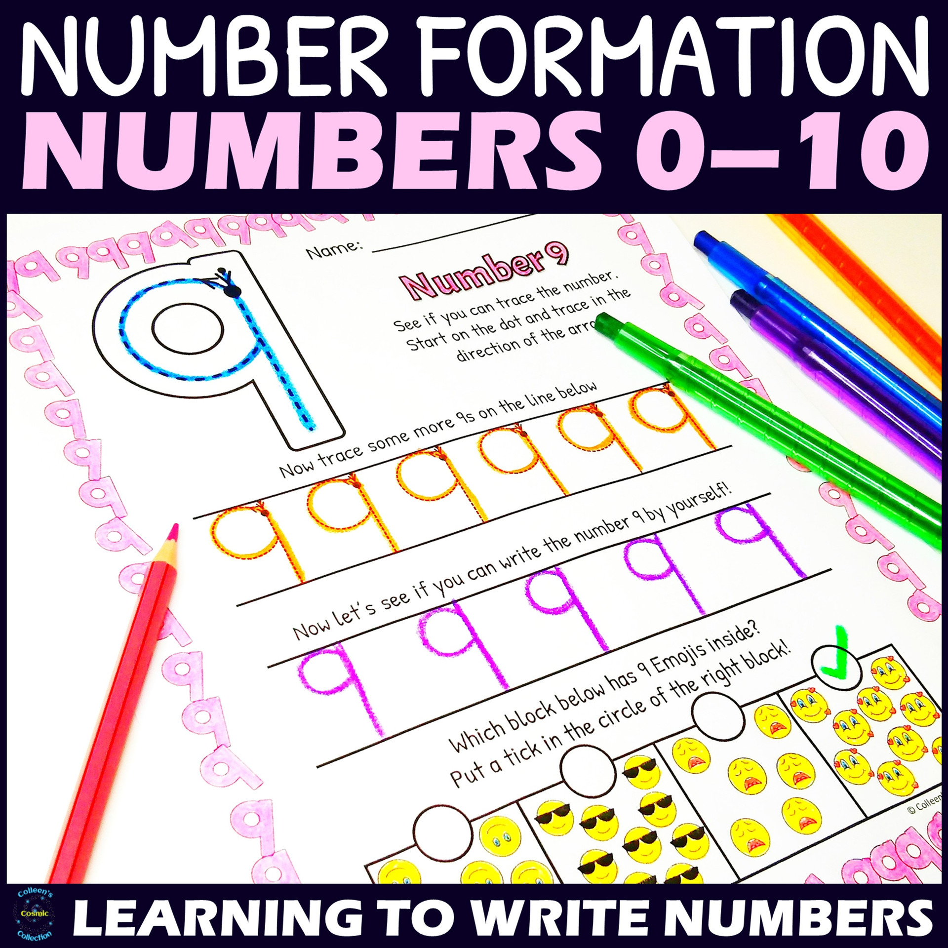 Number Practice Sheets