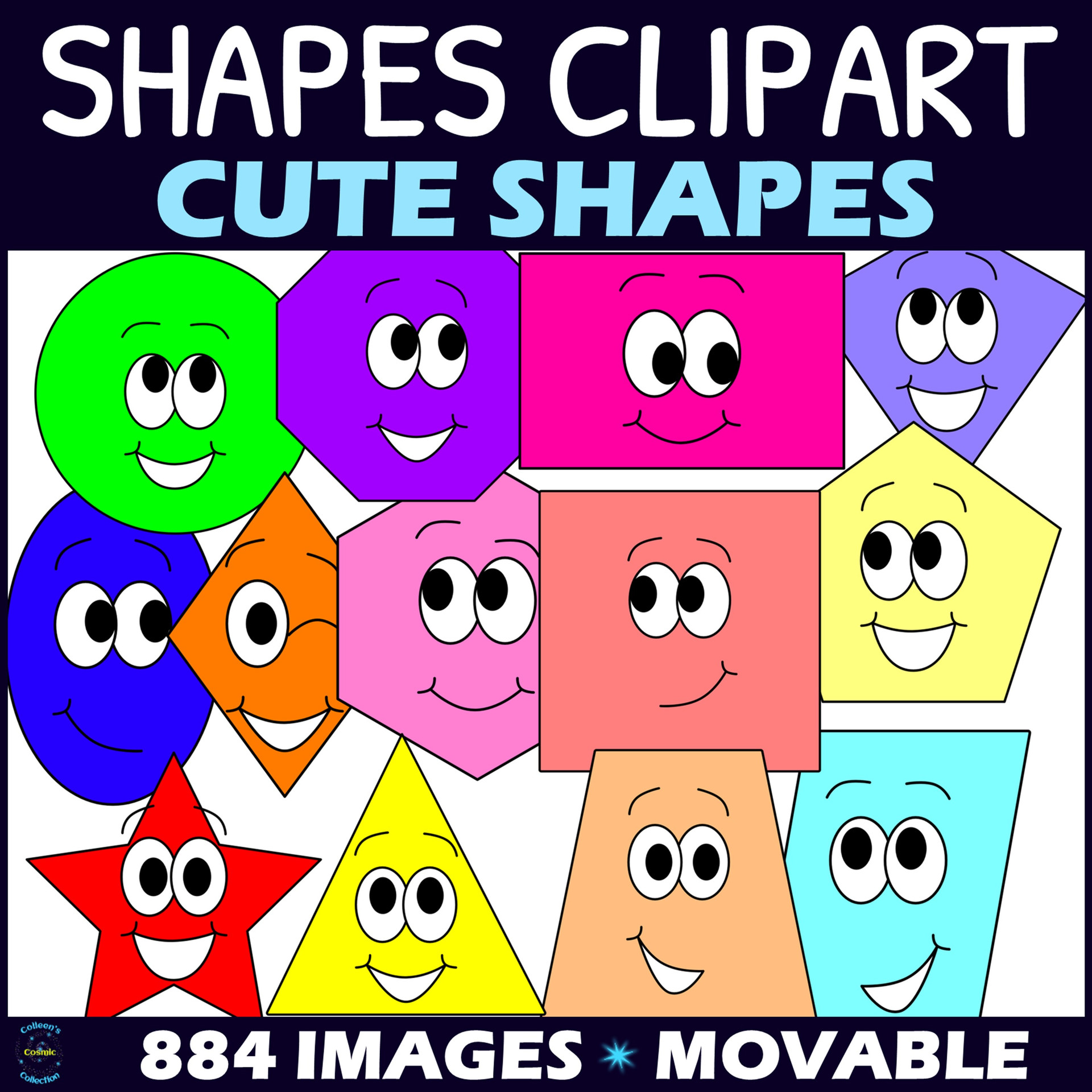 Cute Shapes Clipart