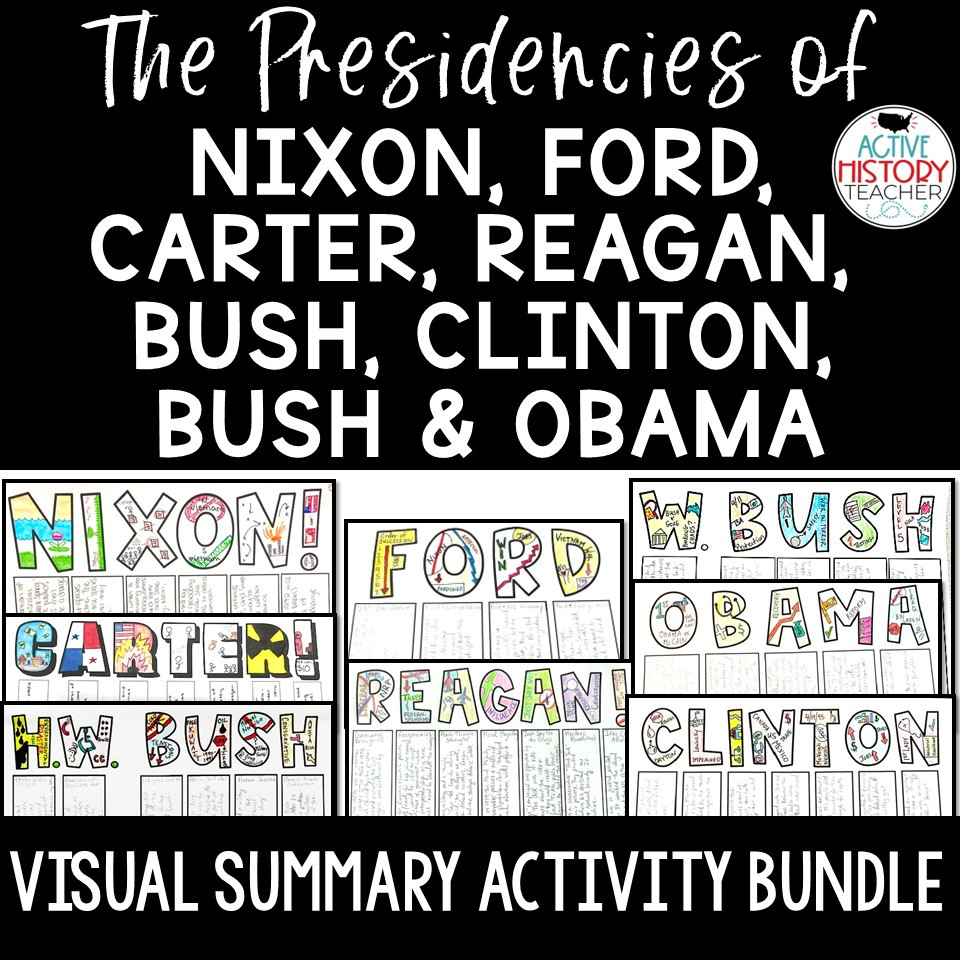 President Nixon Activities Bundle