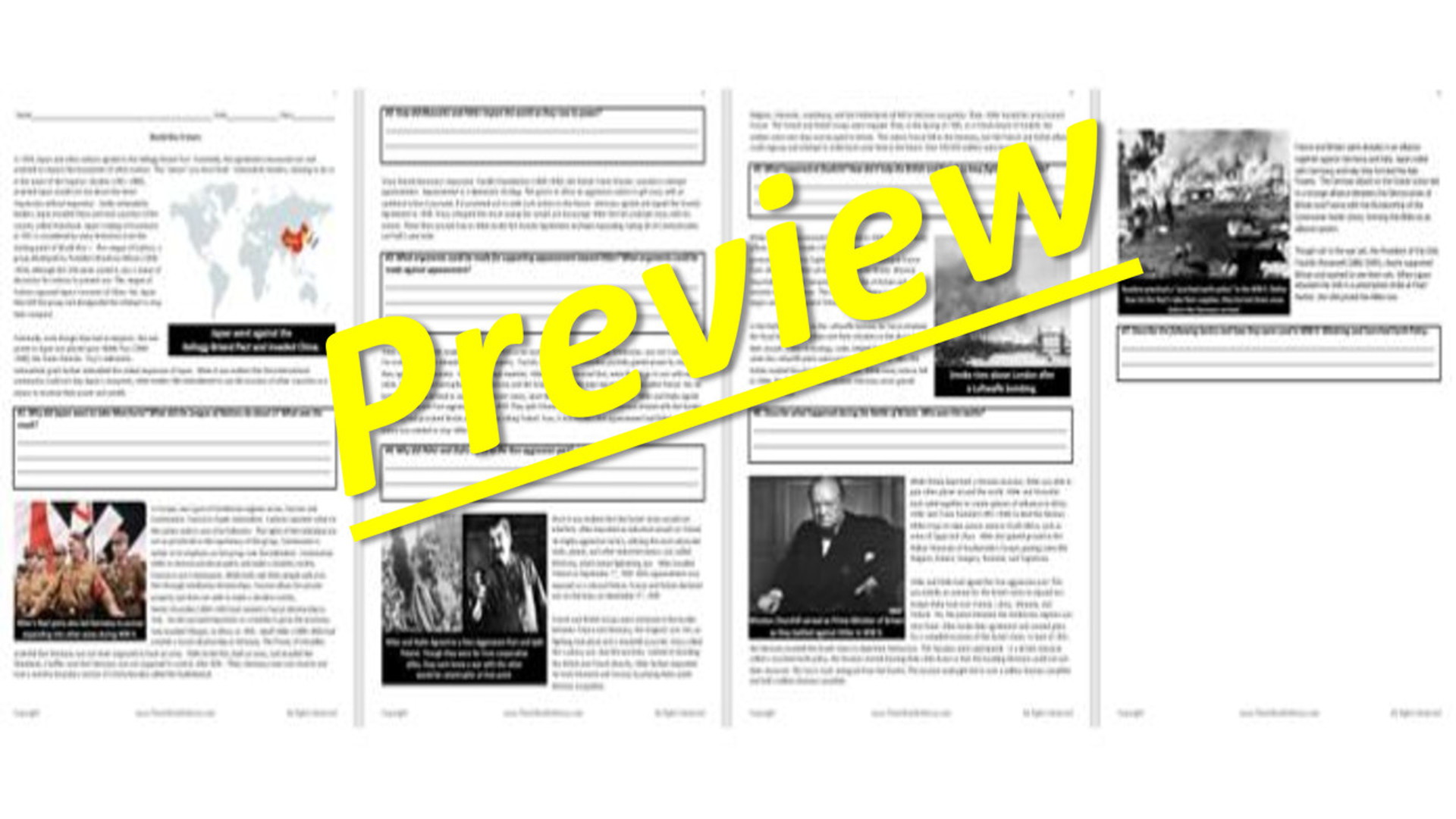 World War II Starts -FREE - Amped Up Learning