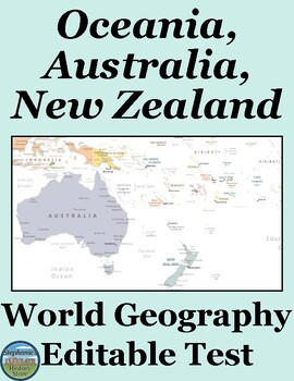 Australia New Zealand and Oceania World Geography Bundle