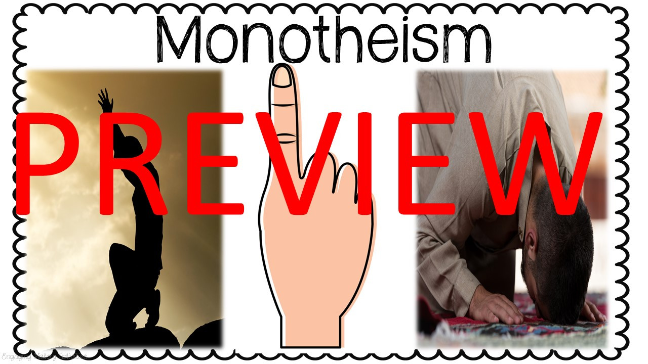 Monotheistic Religions Gallery Walk - NO PREP - Amped Up Learning