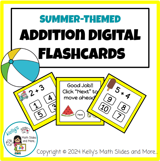 Easter - Addition Flashcards - Digital - Amped Up Learning