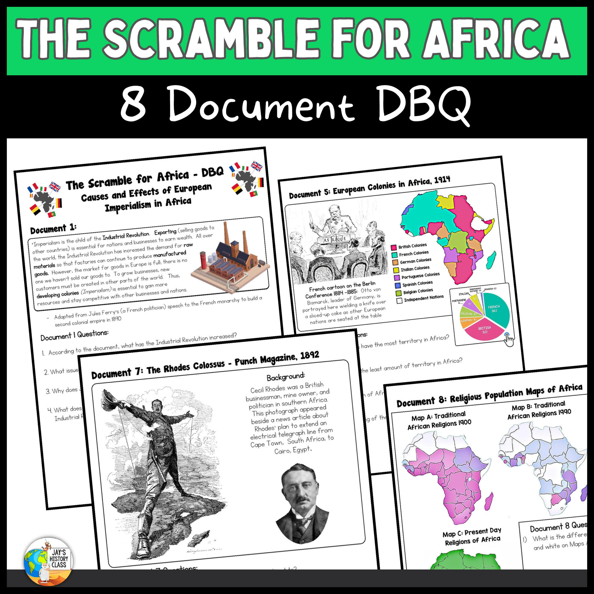 Scramble for Africa Simulation - Amped Up Learning