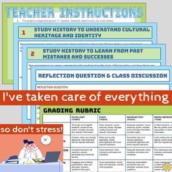 Why Do We Study History? Lesson, Presentation, and Activities