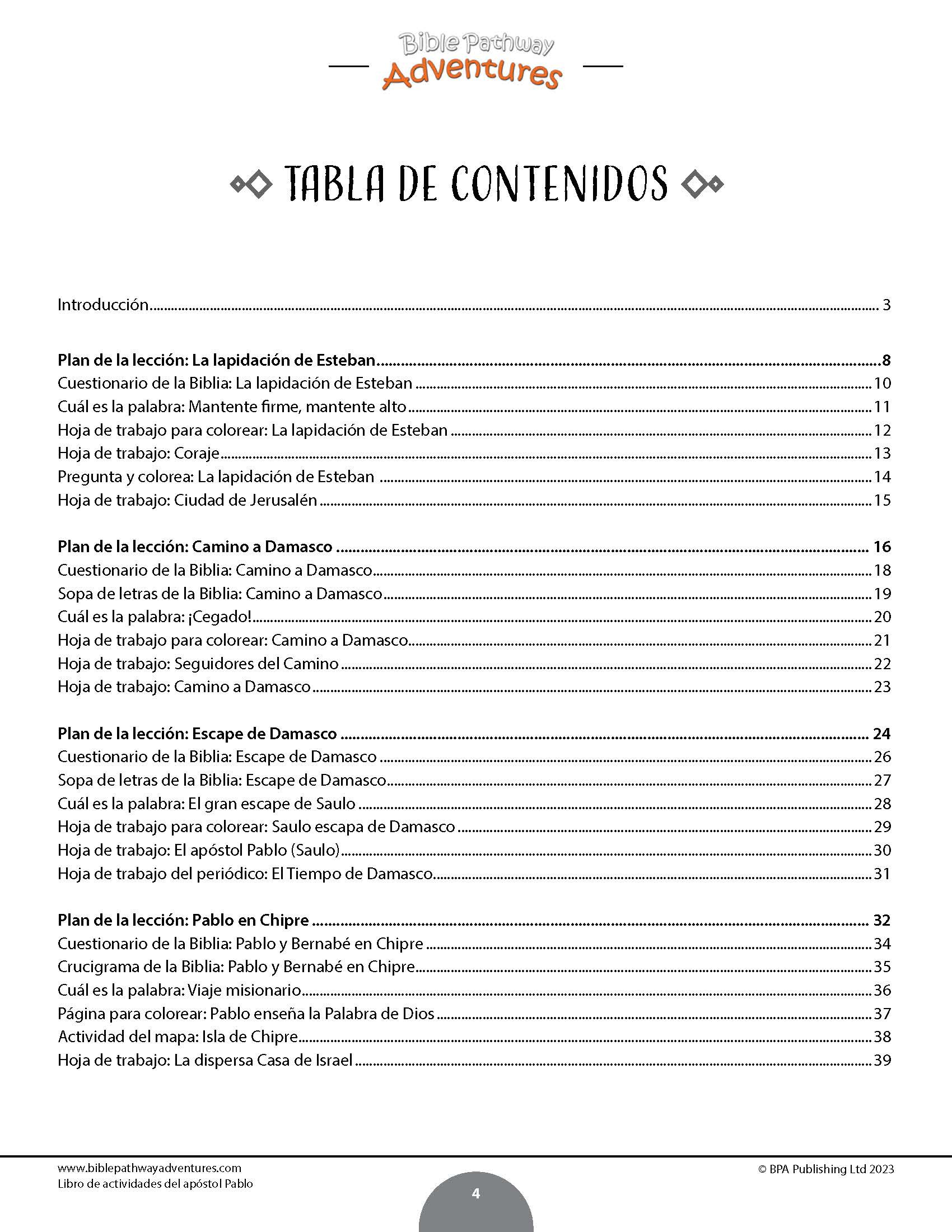 Libro de actividades del Fruto del Espíritu