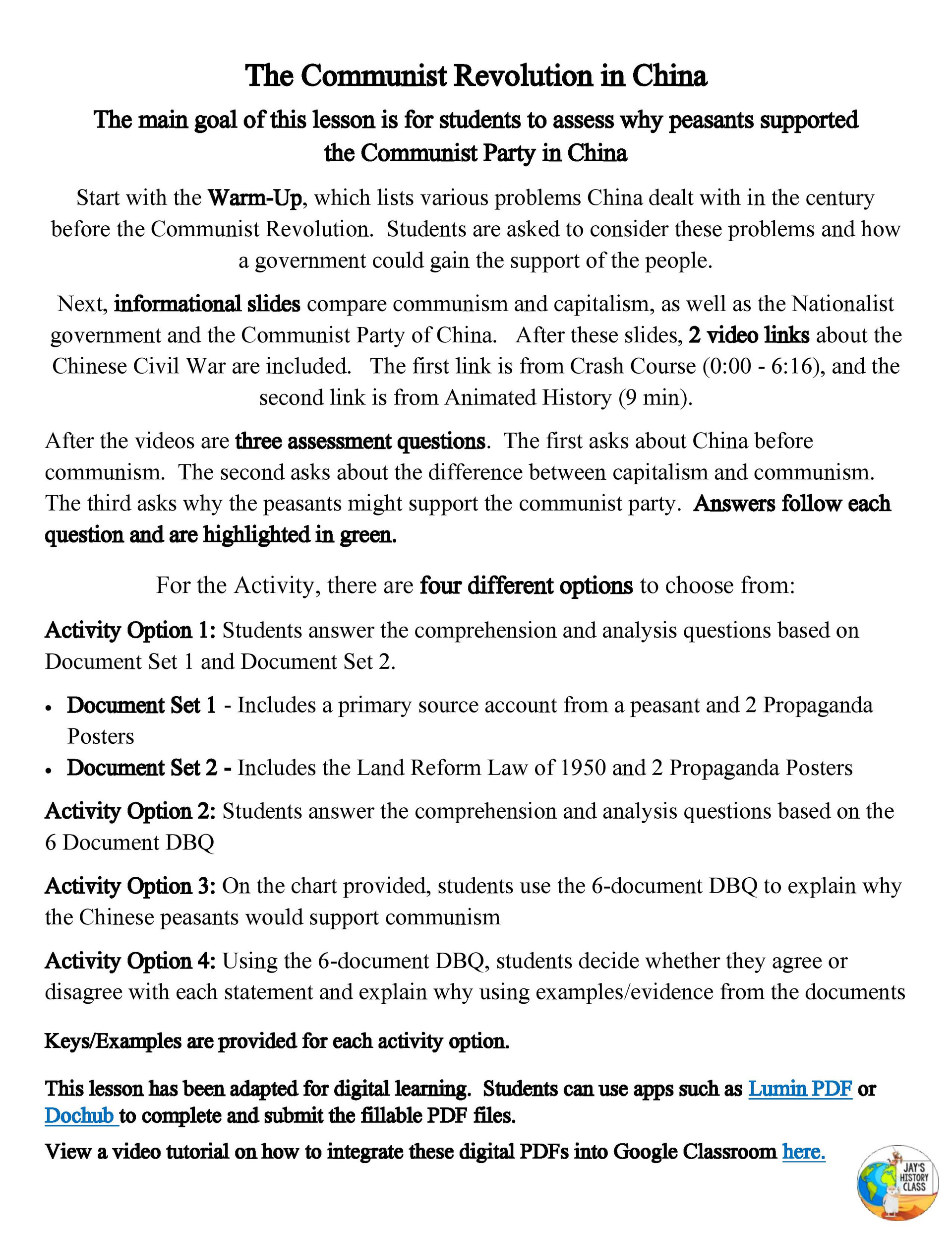 The Communist Revolution in Russia - Amped Up Learning