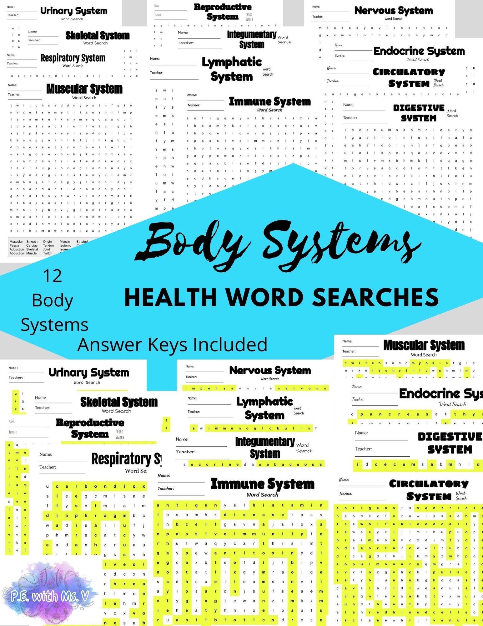 Human Body Systems Lesson - Amped Up Learning