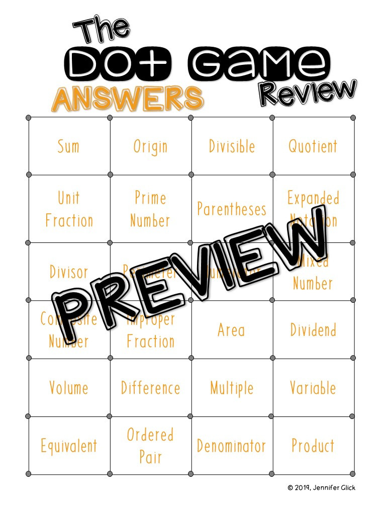 The Dot Game: General Review - Amped Up Learning