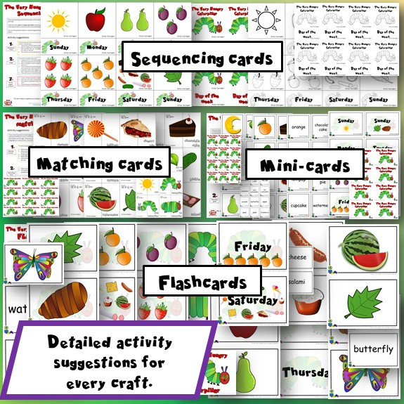 The Very Hungry Caterpillar - Activity Pack - Amped Up Learning