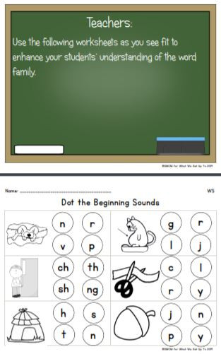 The -ut Word Family - Amped Up Learning
