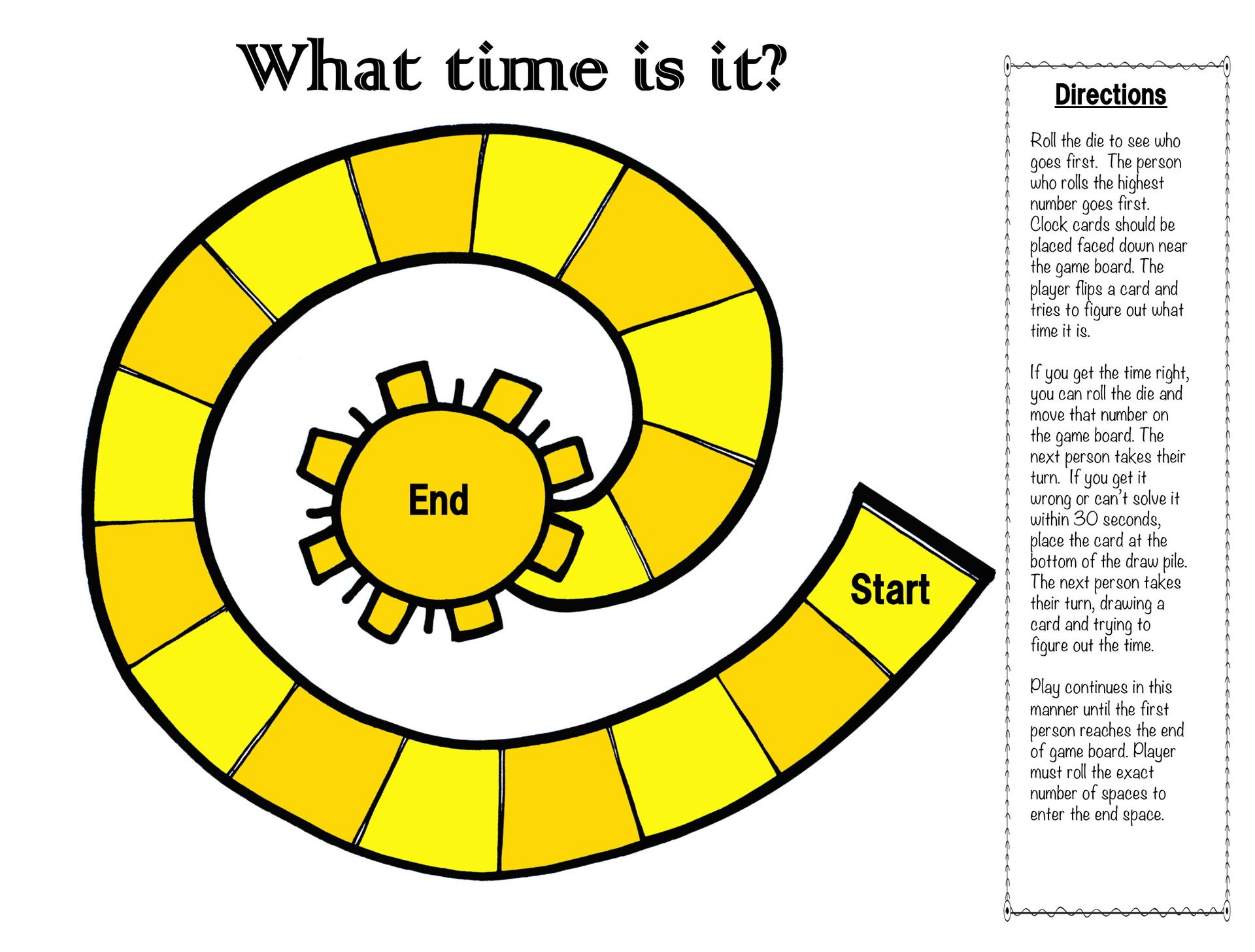 Mystery Clock Games - Amped Up Learning