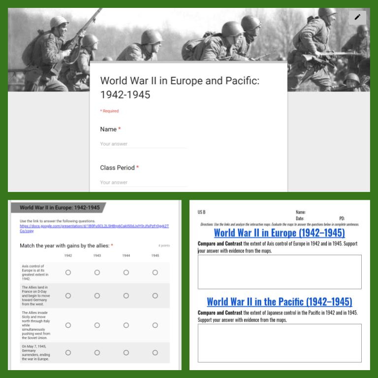 Interactive Maps: World War II in Europe and Pacific (1942-1945 ...