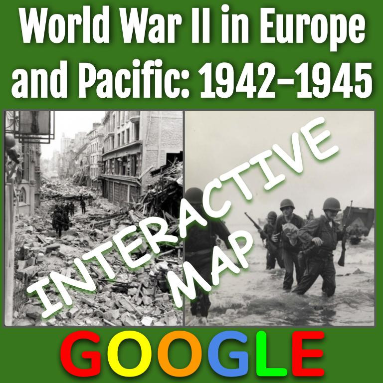 Interactive Maps: World War II in Europe and Pacific (1942-1945 ...