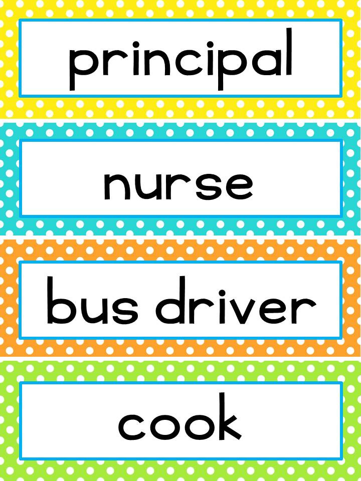 School Workers Social Studies Activity, bilingual - Amped Up Learning