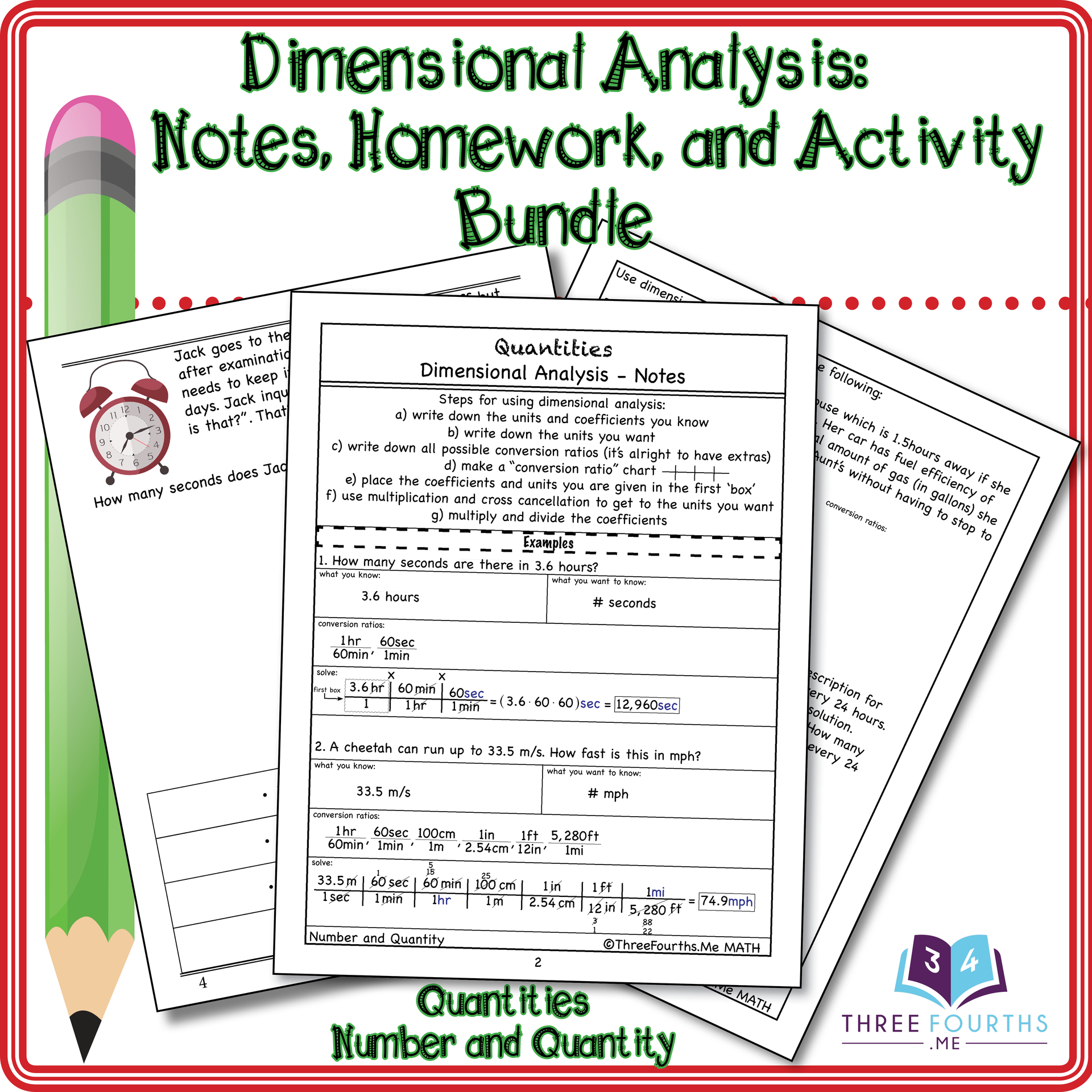 Dimensional Analysis Bundle - Amped Up Learning