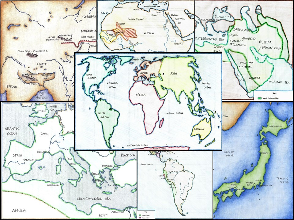 Bundle: Maps in World History - Amped Up Learning