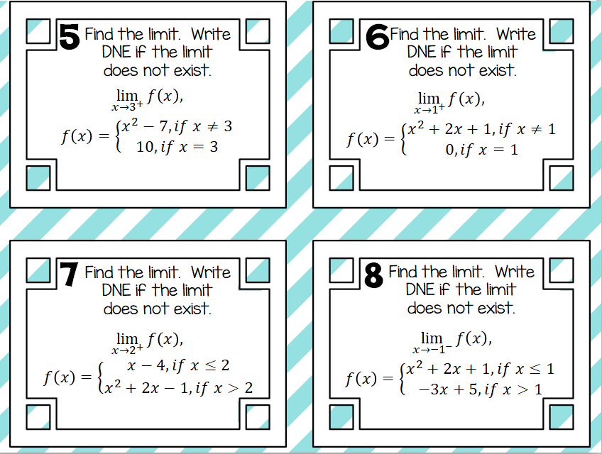 Trend Line Task Cards