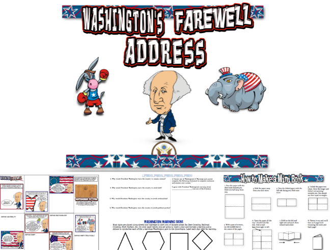 George Washington's Farewell Address Comic