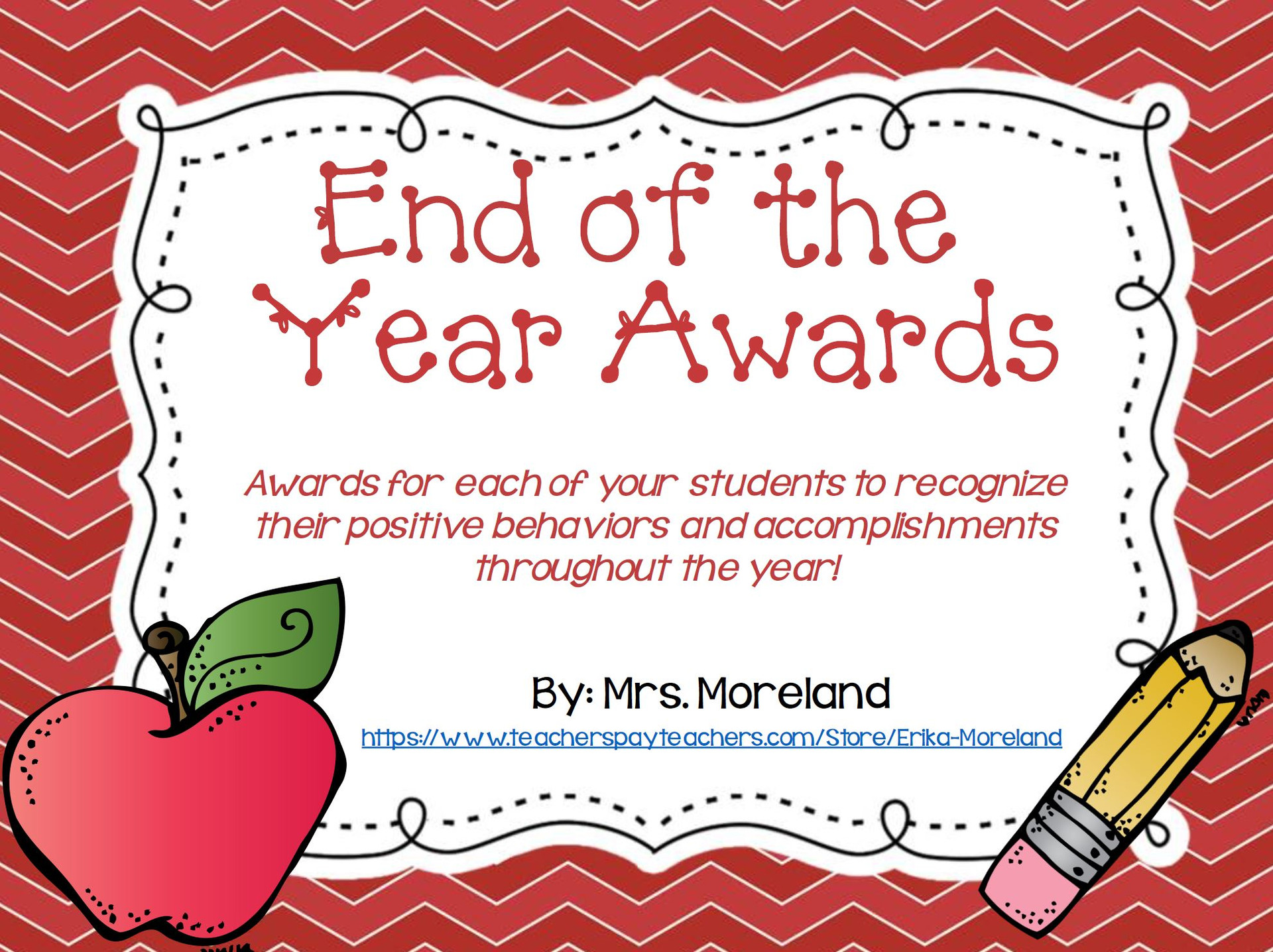 End of the Year Student Awards - Amped Up Learning
