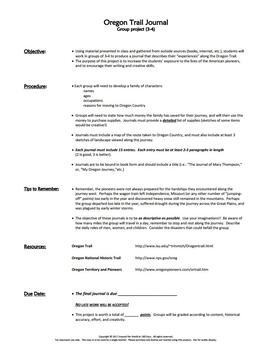 Project: Oregon Trail Journal - Amped Up Learning