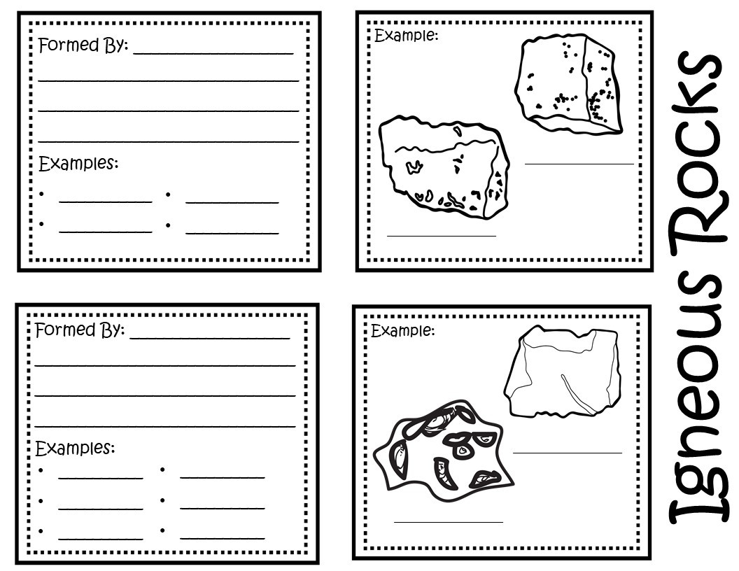 Igneous Rocks Foldable - Amped Up Learning