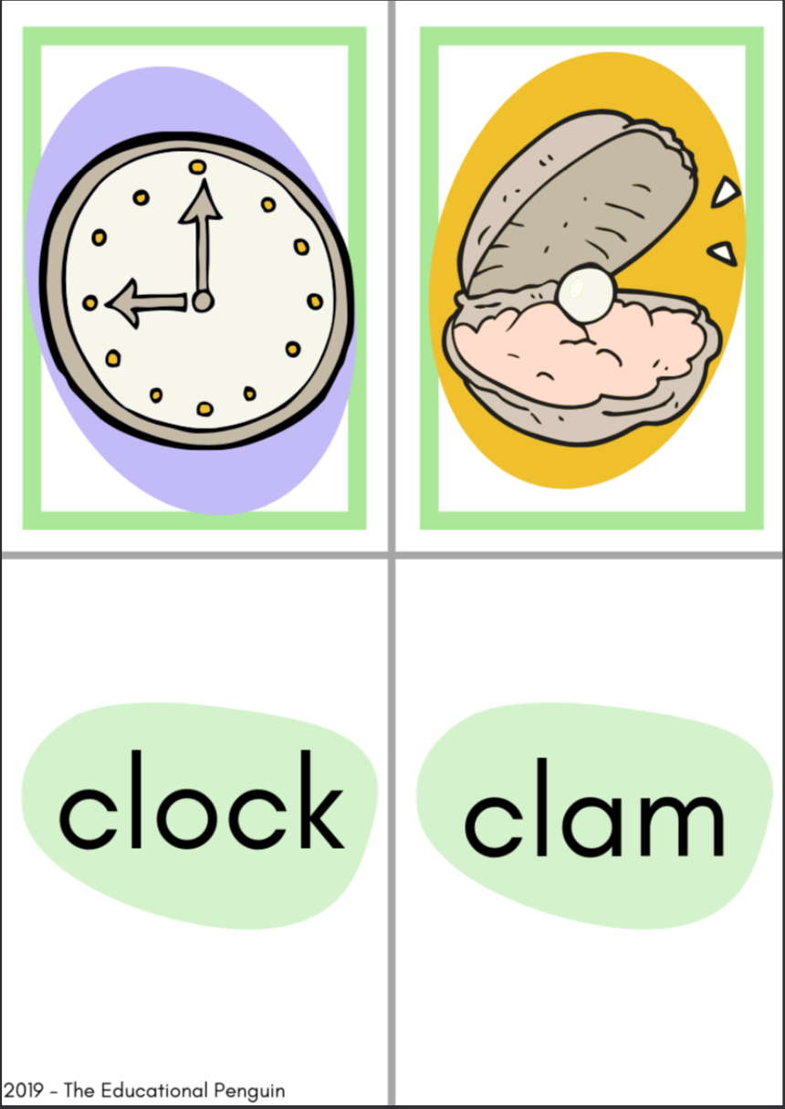 Flash Cards - BLENDS - 'bl', 'br', 'cl', 'cr', 'fl', 'fr', 'gl', 'gr ...