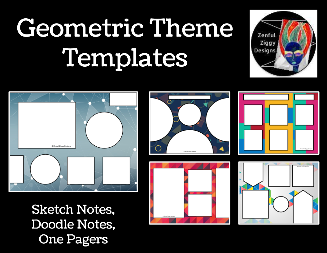 doodle note taking template