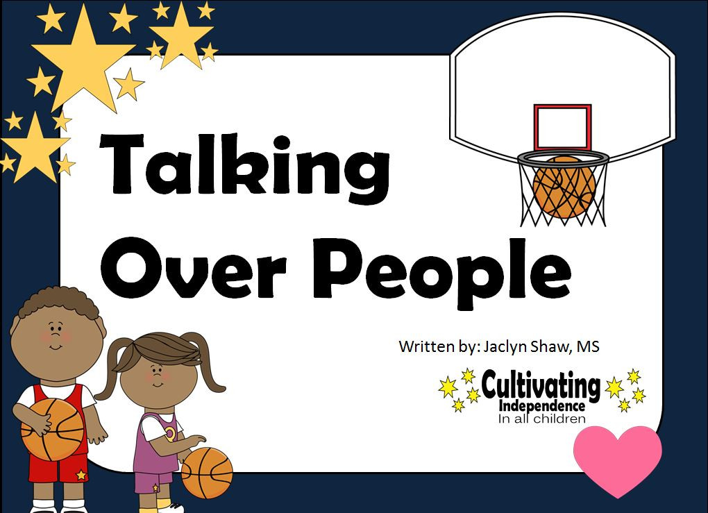 Talking Over People (Social Story) - Amped Up Learning